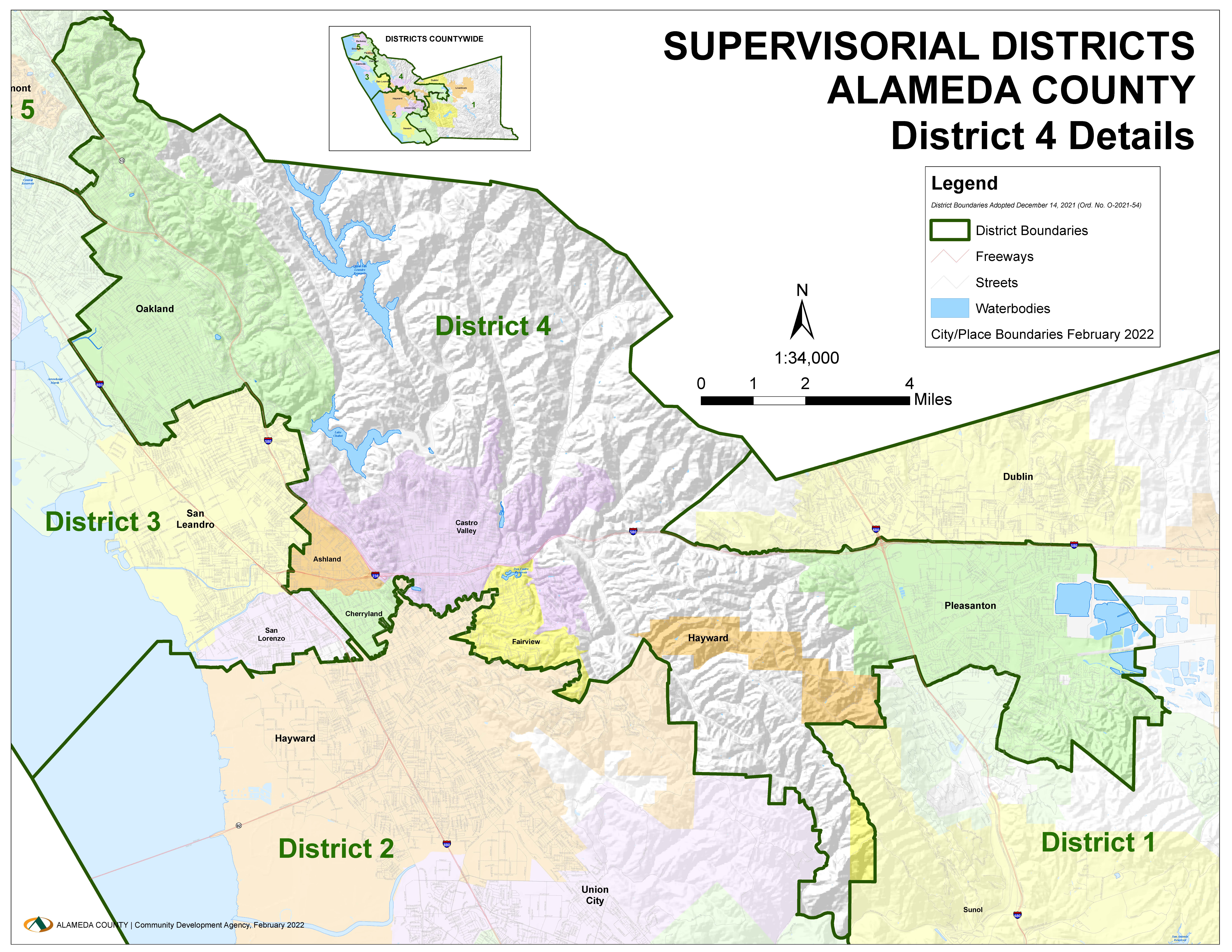 District Map | District 4 | Board of Supervisors | Alameda County